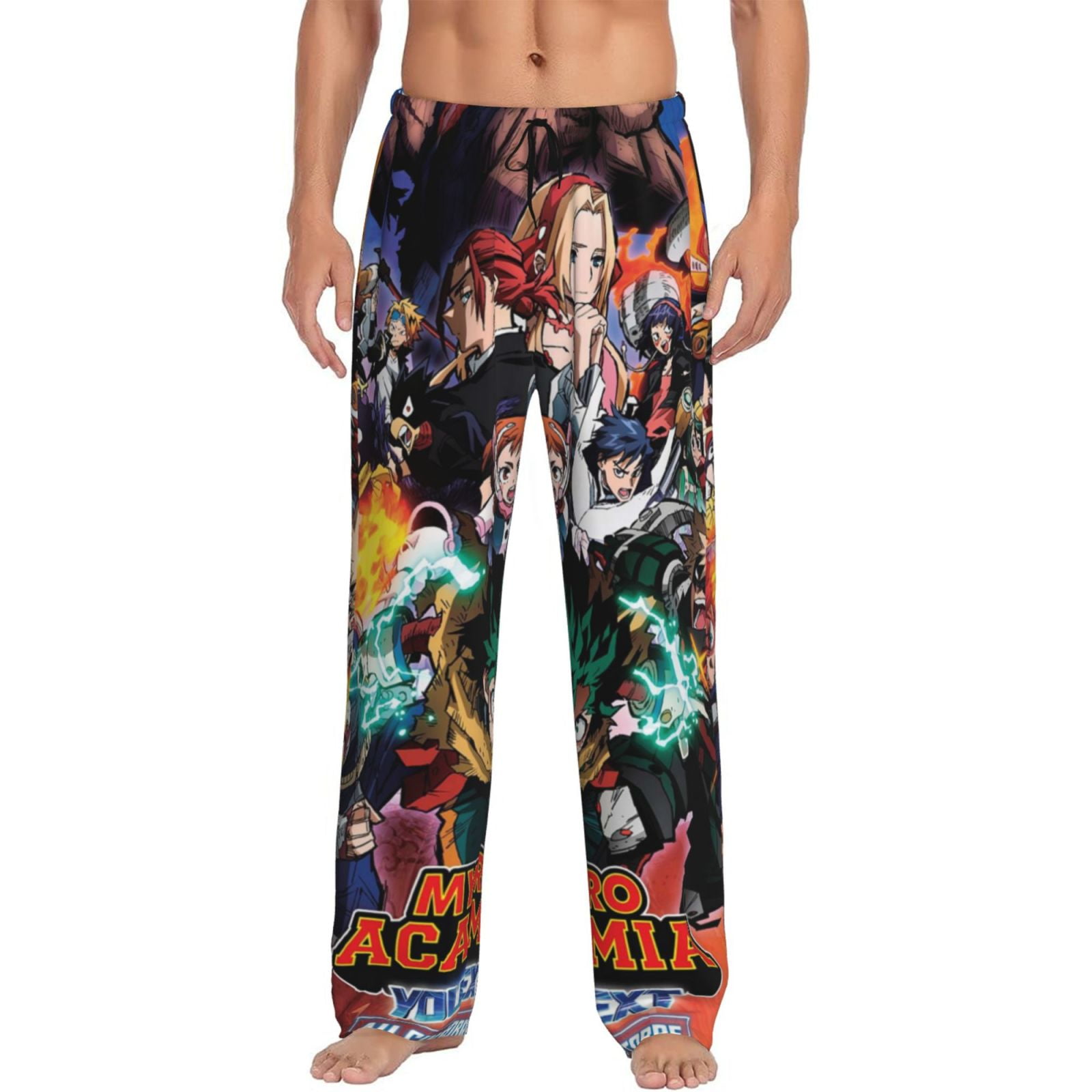My Hero Academia Mha Boku Men's Pajama Pants With Pockets Lounge ...