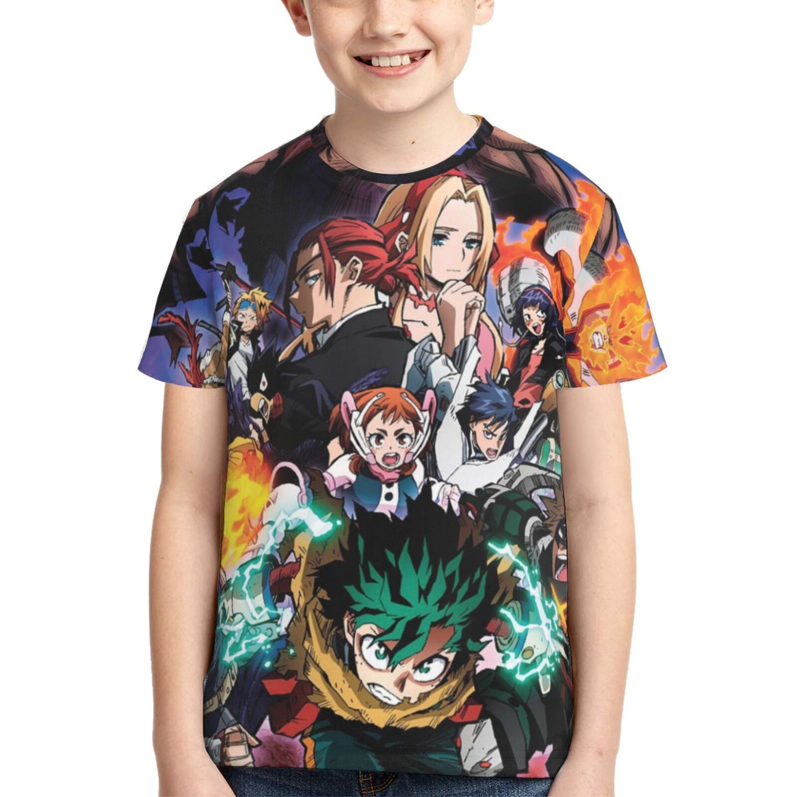 My Hero Academia Mha Boku Youth Unisex T-Shirt Crewneck Short Sleeve ...