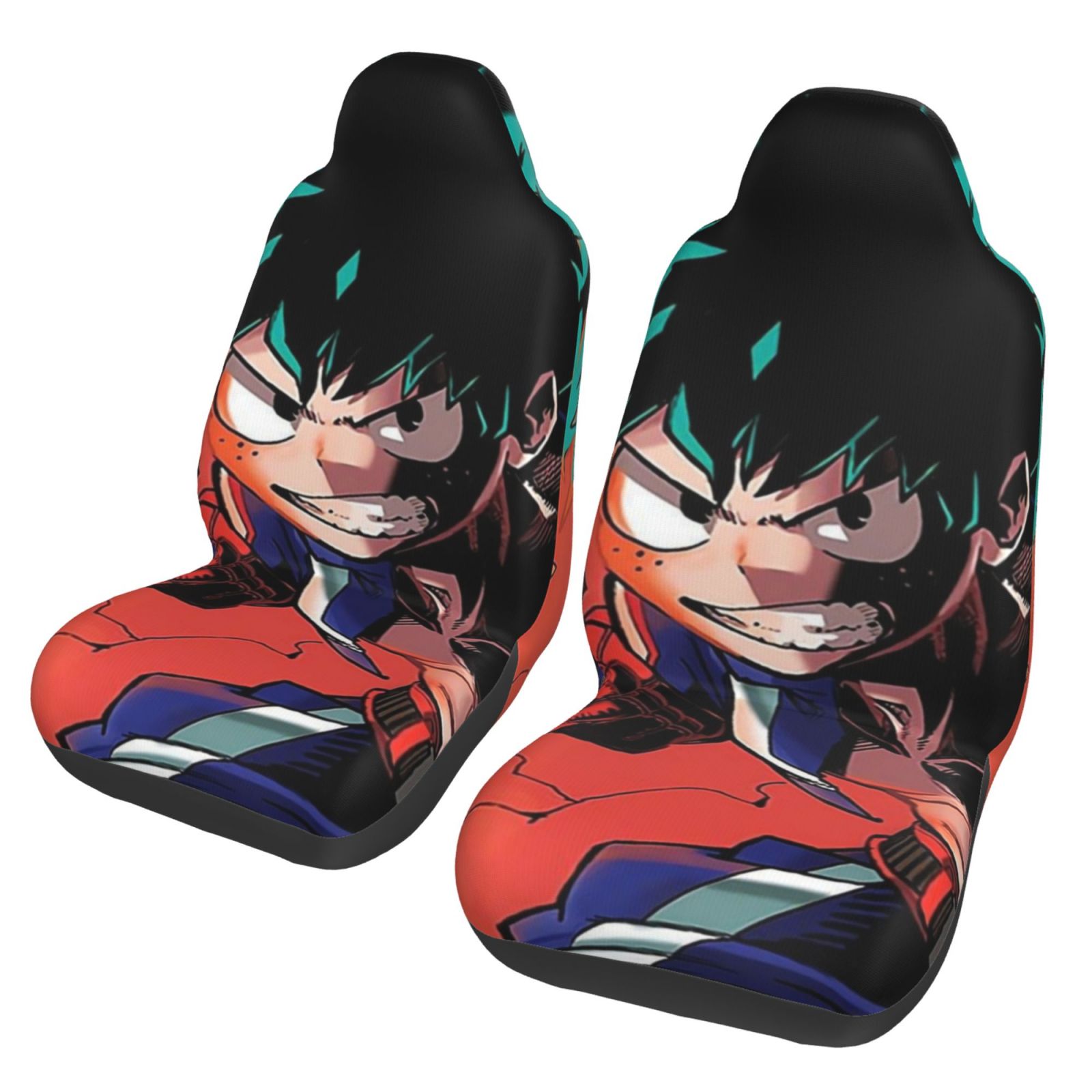 My Hero Academia Mha Deku Car Seat Covers Accessories Vehicle Front ...