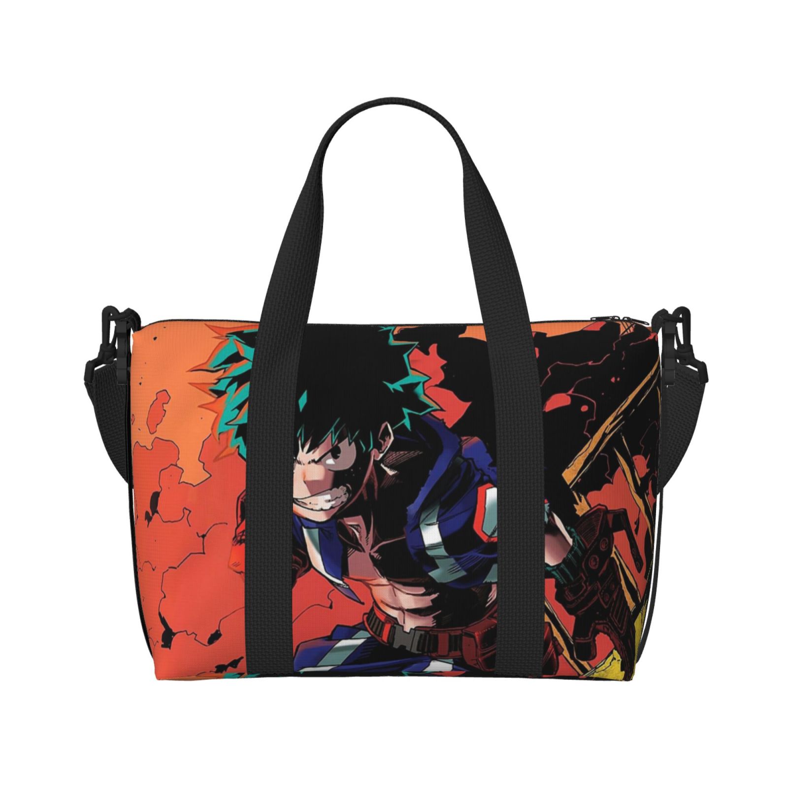 My Hero Academia Mha Deku Duffle Bag Overnighter Weekender Travel Bag ...