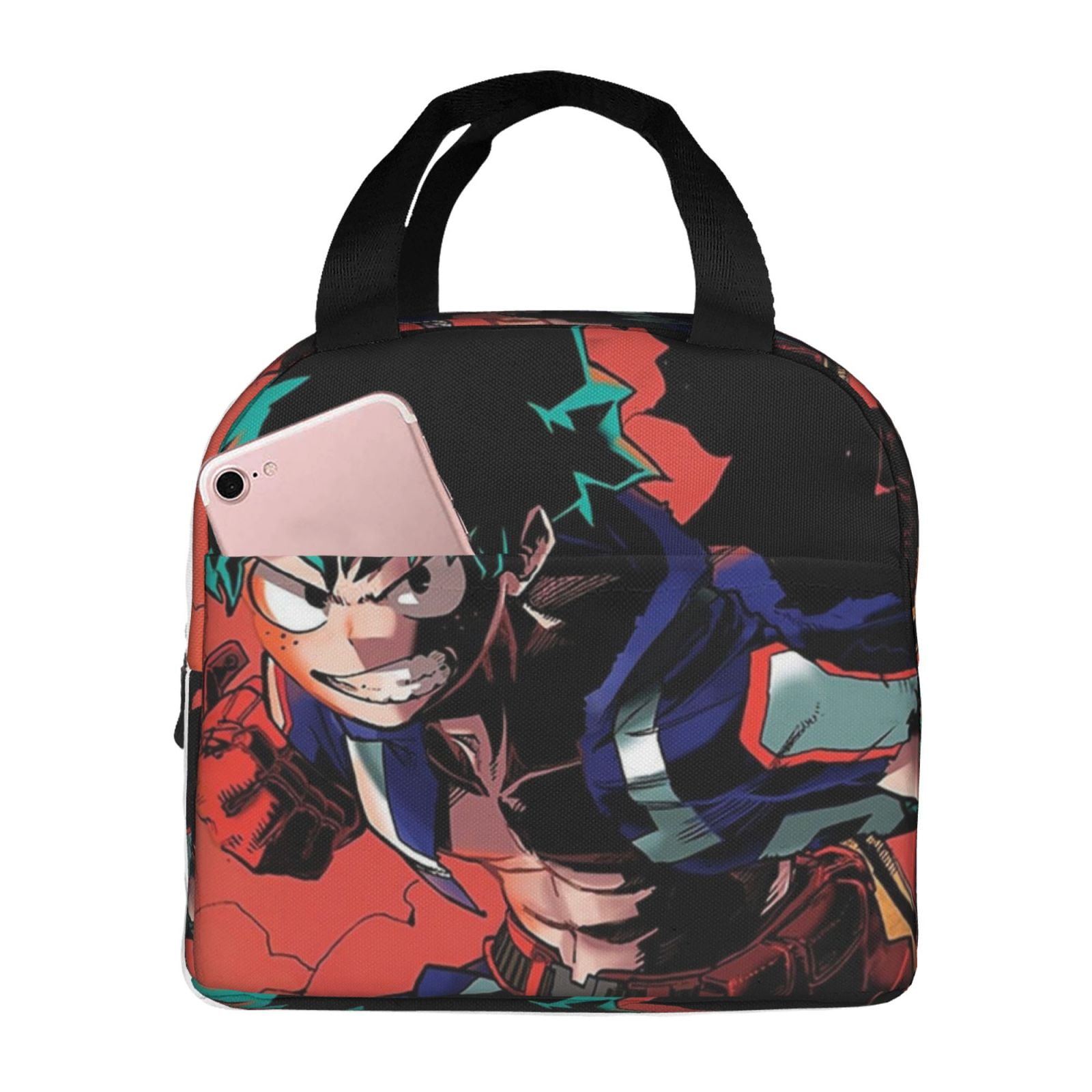 My Hero Academia Mha Deku Lunch Bag Reusable Portable Lunch Box ...