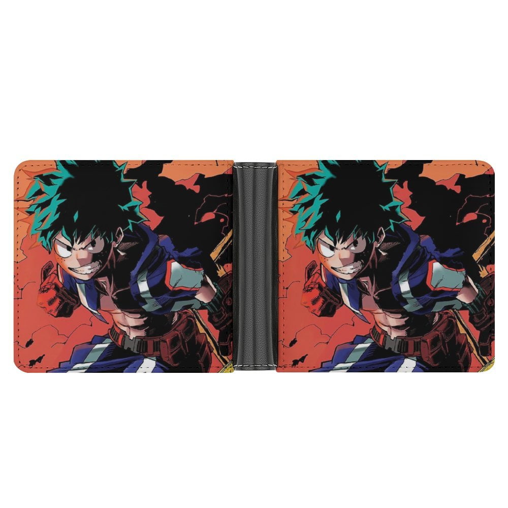 My Hero Academia Mha Deku PU Leather Bifold Wallet Money Organizers ...