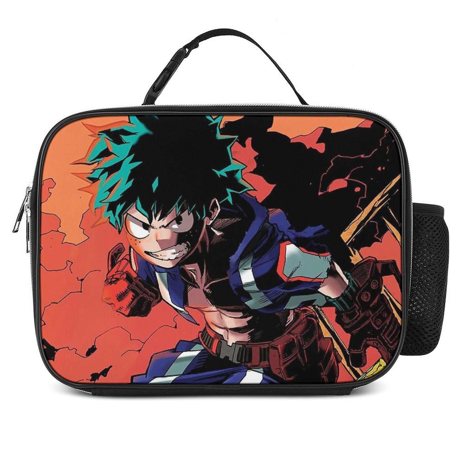 My Hero Academia Mha Deku Portable Insulated Lunch Bag Lunch Box Bento ...