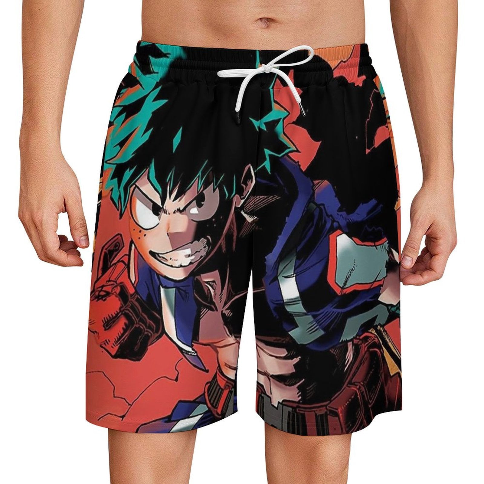 My Hero Academia Mha Deku Short Sweatpants Summer Daily Cozy Lounge ...