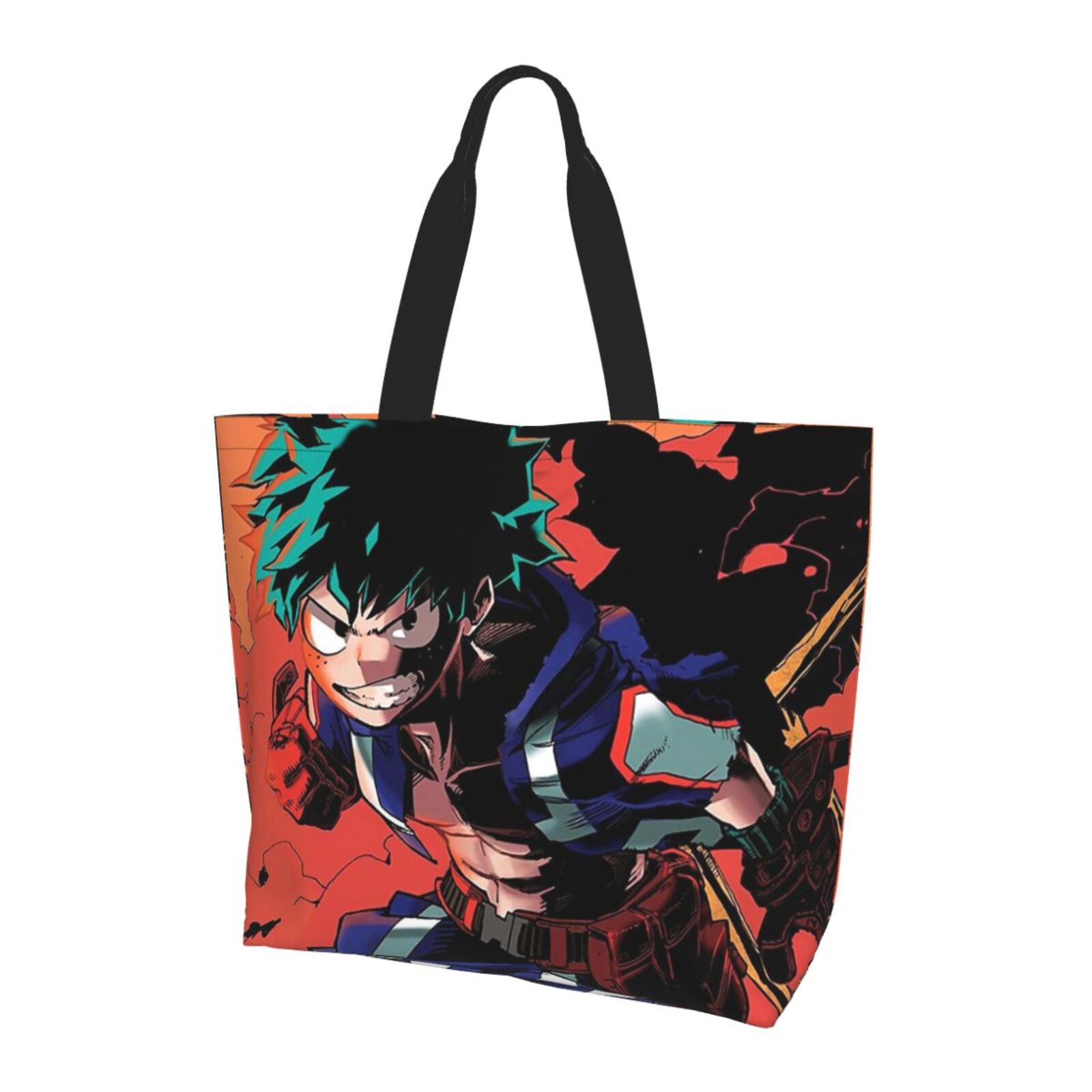 My Hero Academia Mha Deku Tote Bags Reusable Women Shoulder Bag Grocery ...