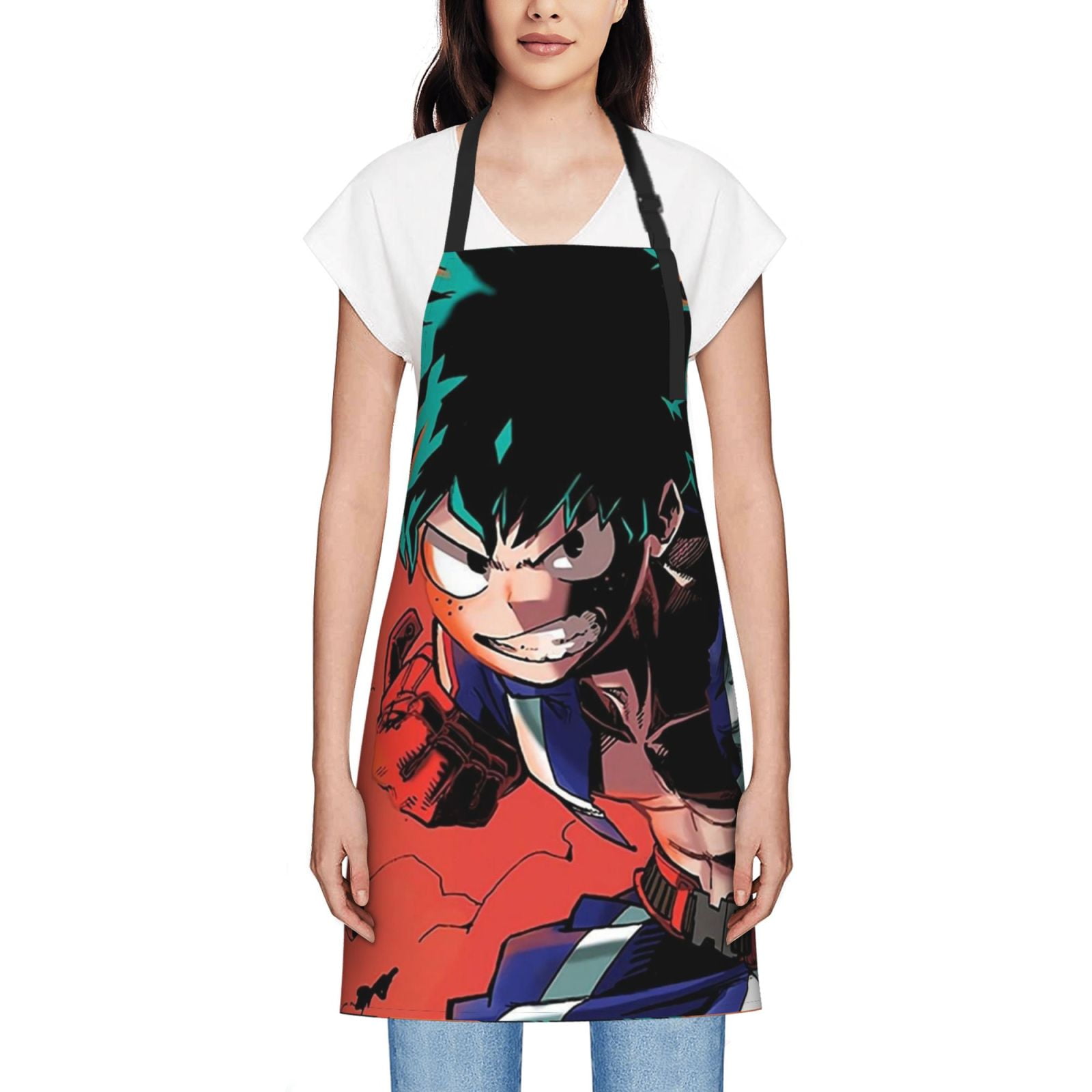 My Hero Academia Mha Deku Waterproof Apron Home Decoration For Kitchen ...