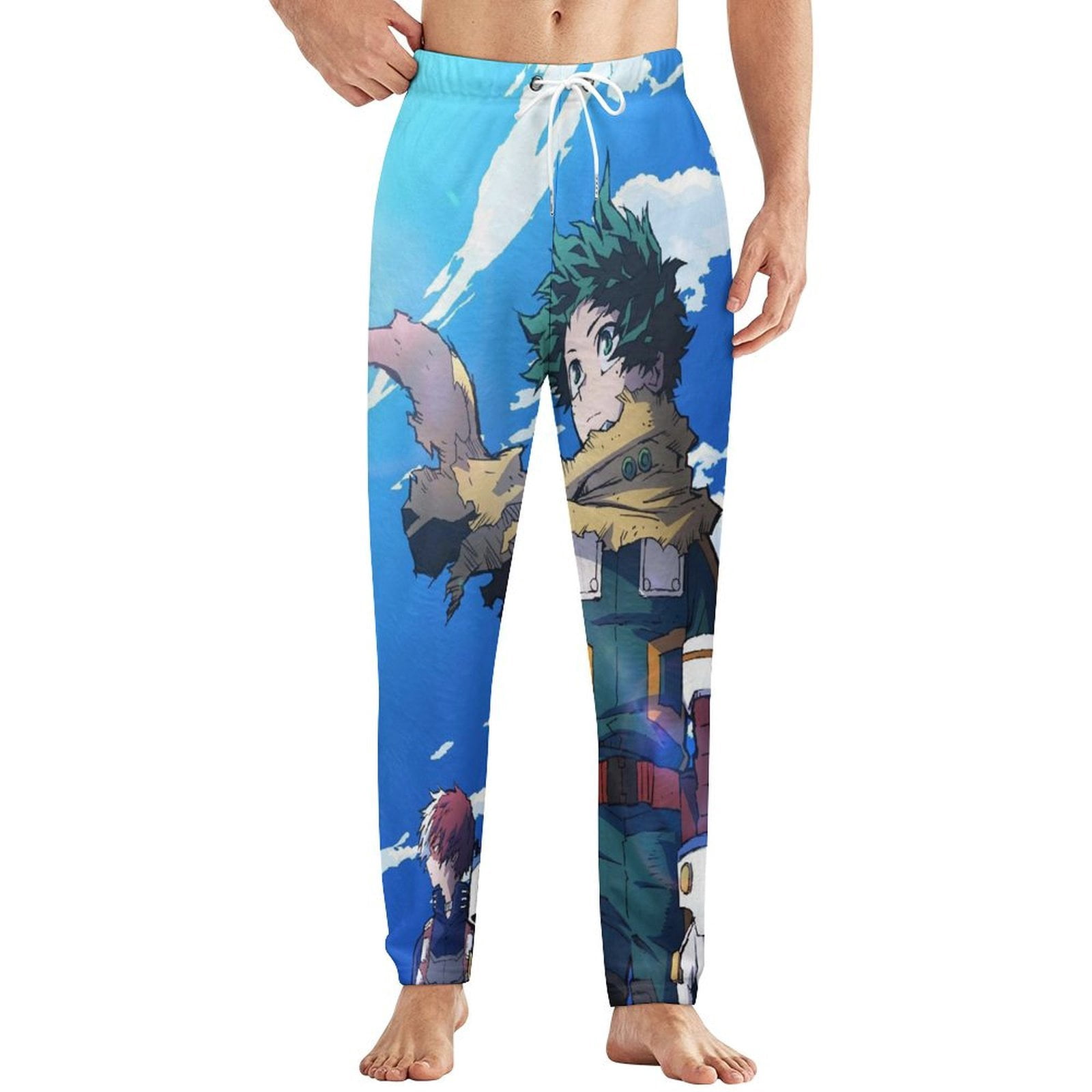 My Hero Academia Mha Flannel Men's Pajama Pants Bottoms Home Loose ...