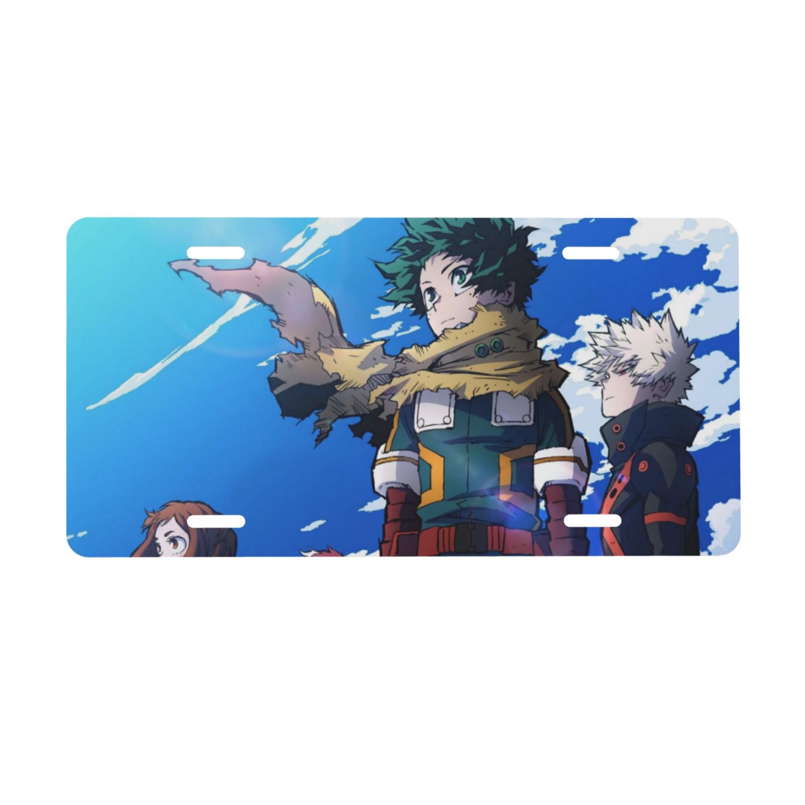 My Hero Academia Mha License Plate Cover Aluminum Novelty Vanity Tag ...