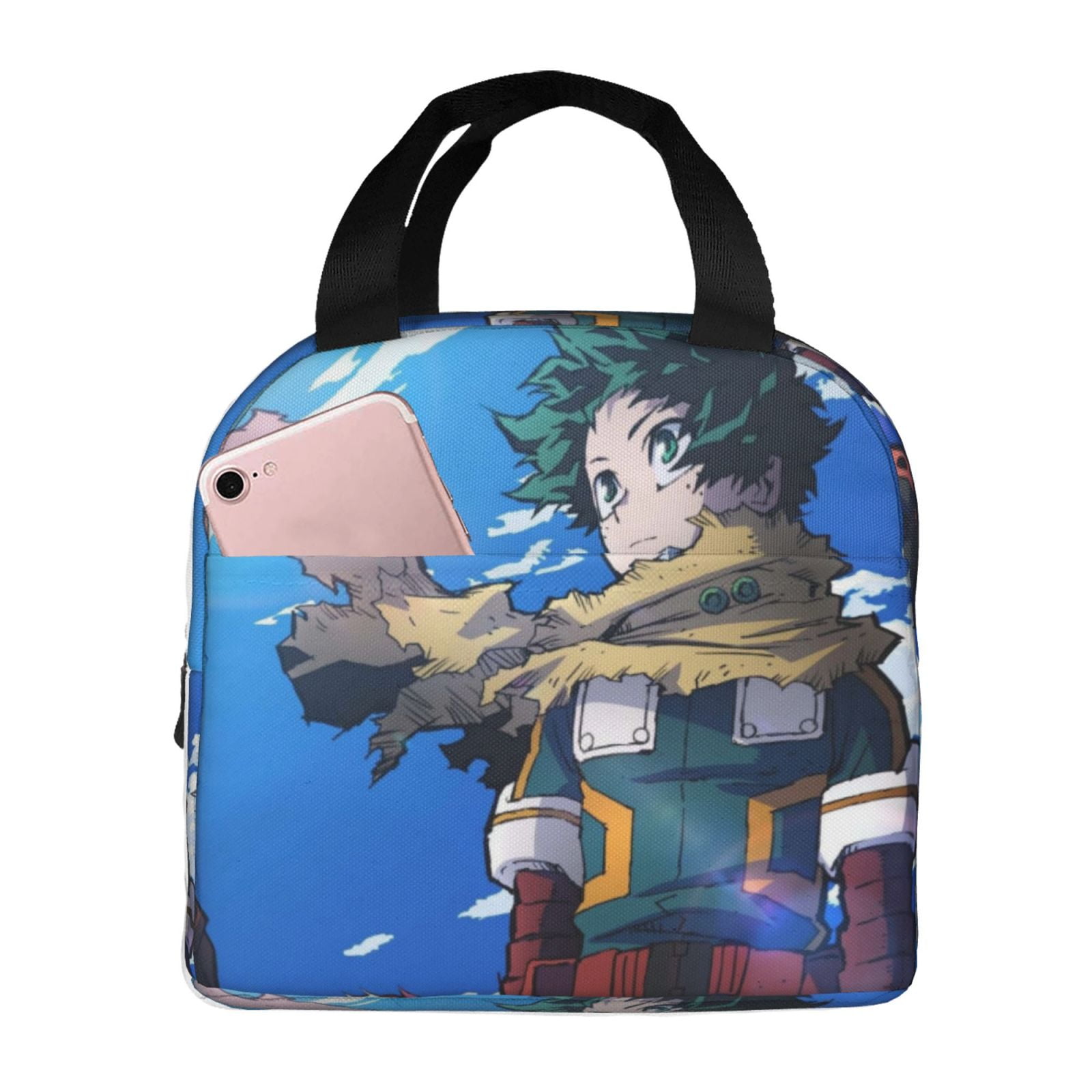 My Hero Academia Mha Lunch Bag Reusable Portable Lunch Box Insulated ...