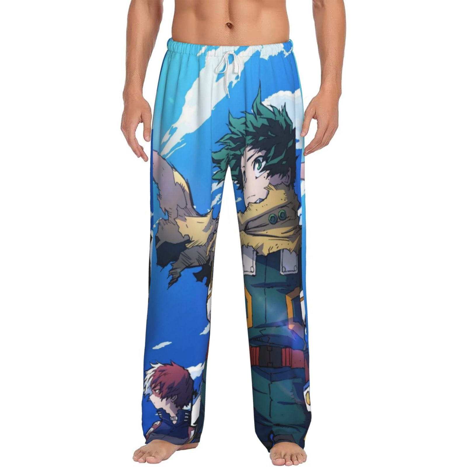 My Hero Academia Mha Men's Pajama Pants With Pockets Lounge Fashion ...