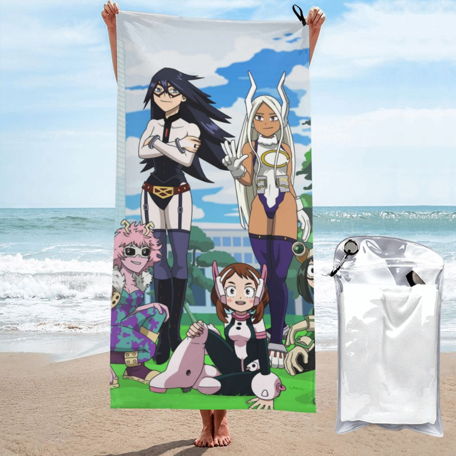 My Hero Academia Mha Quick Dry Bath Towel Lightweight Soft Absorbent ...