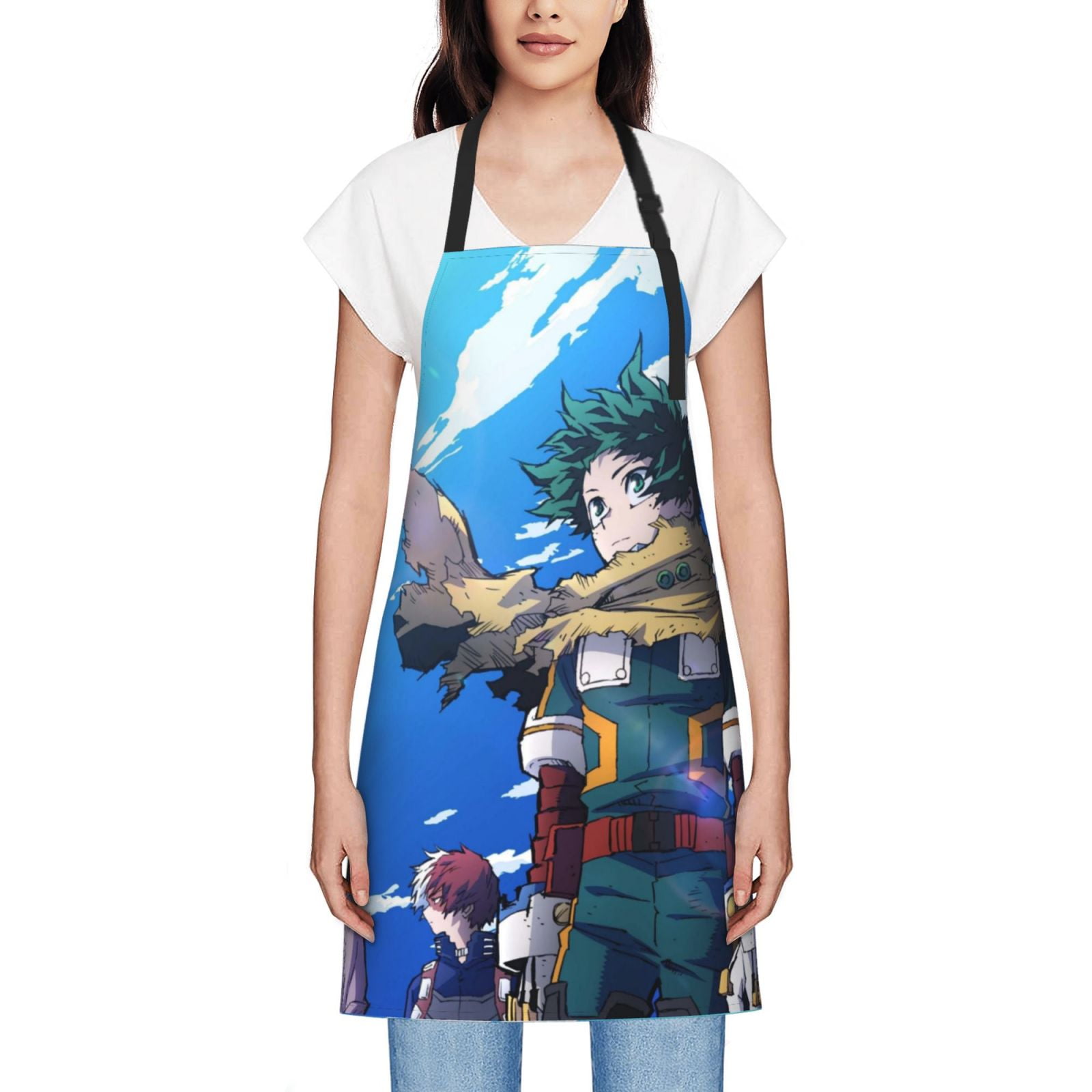 My Hero Academia Mha Waterproof Apron Home Decoration For Kitchen ...