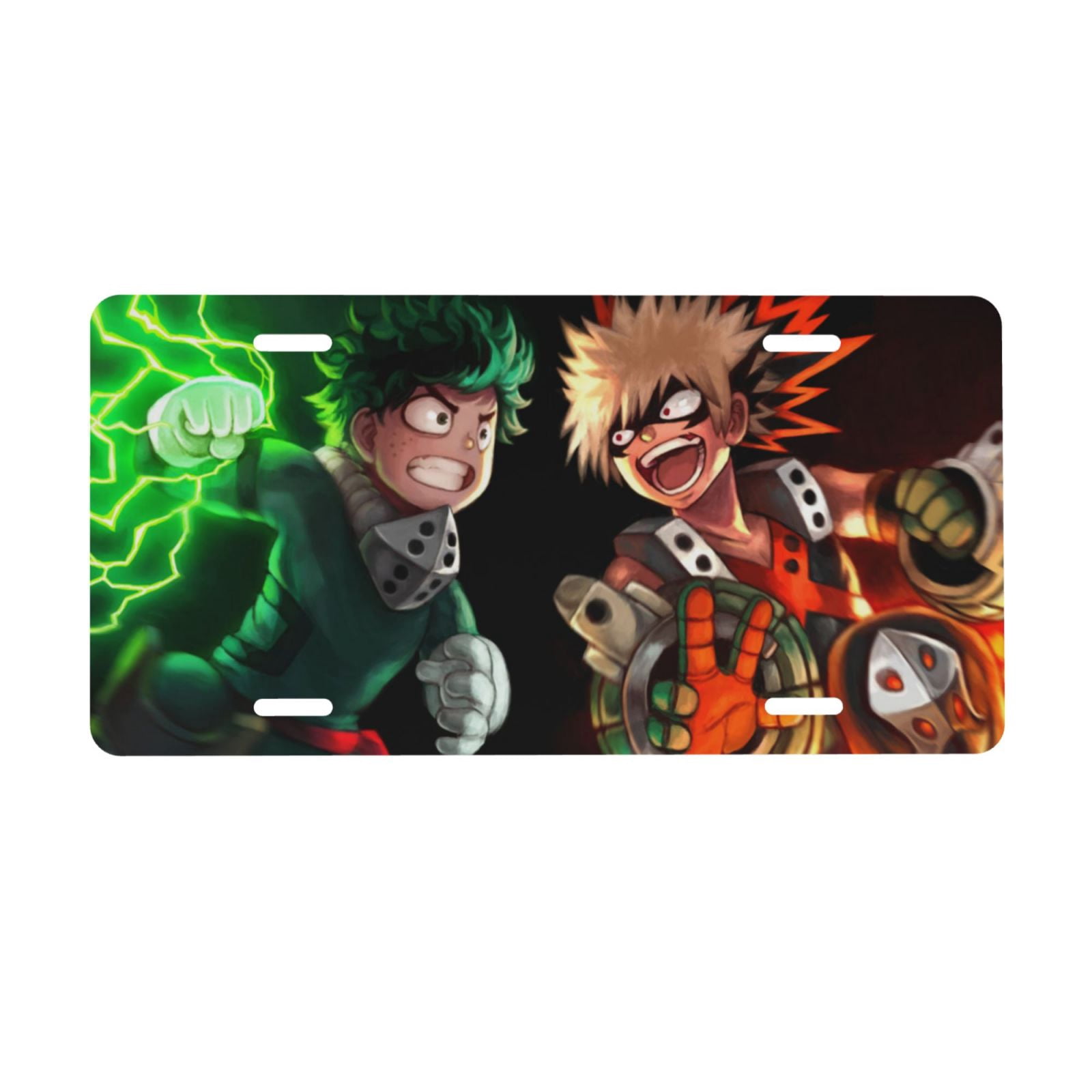My Hero Academia Midoriya License Plate Cover Aluminum Novelty Vanity ...