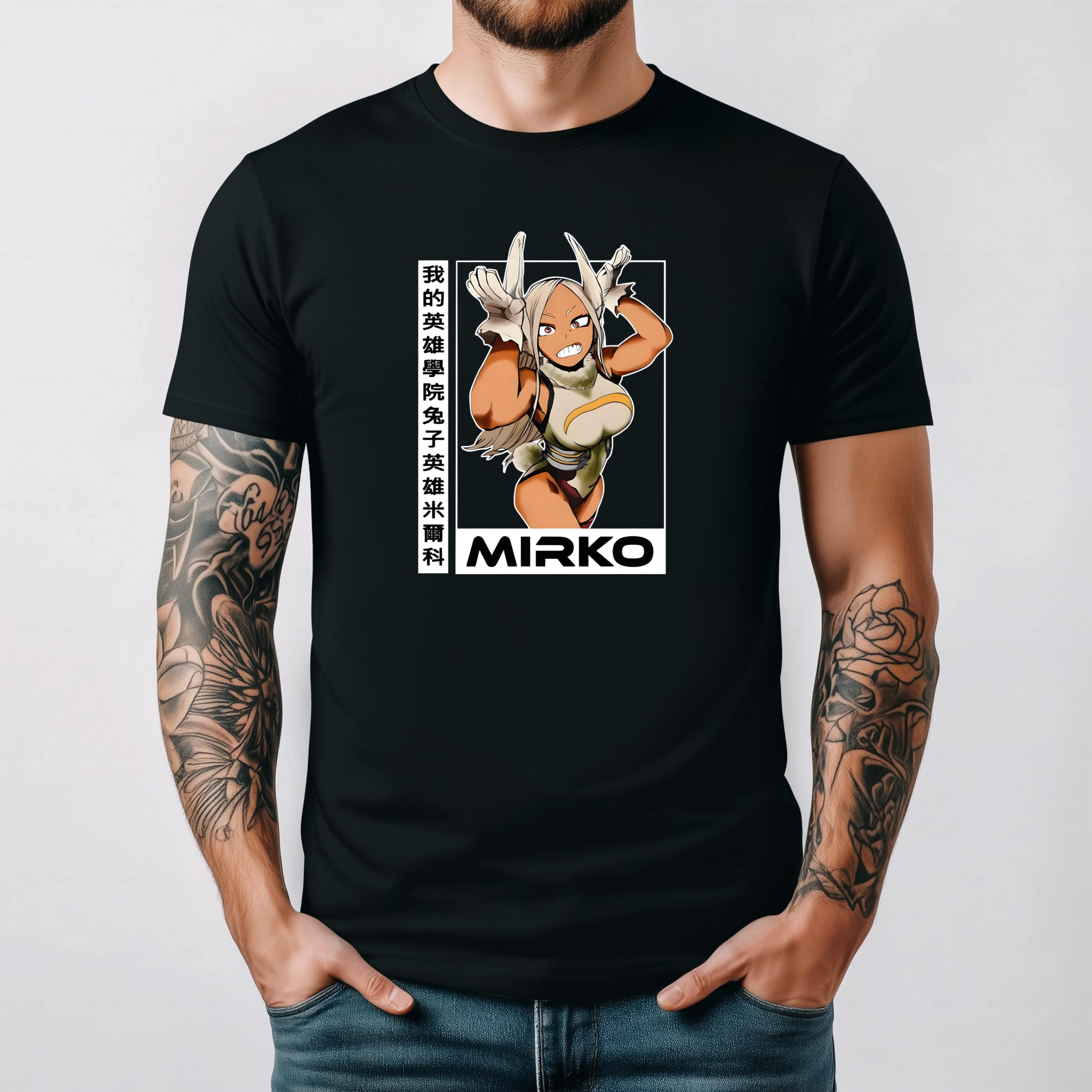 My Hero Academia Mirko Rabbit Hero BNHA Anime Theme T-Shirt unisex up ...