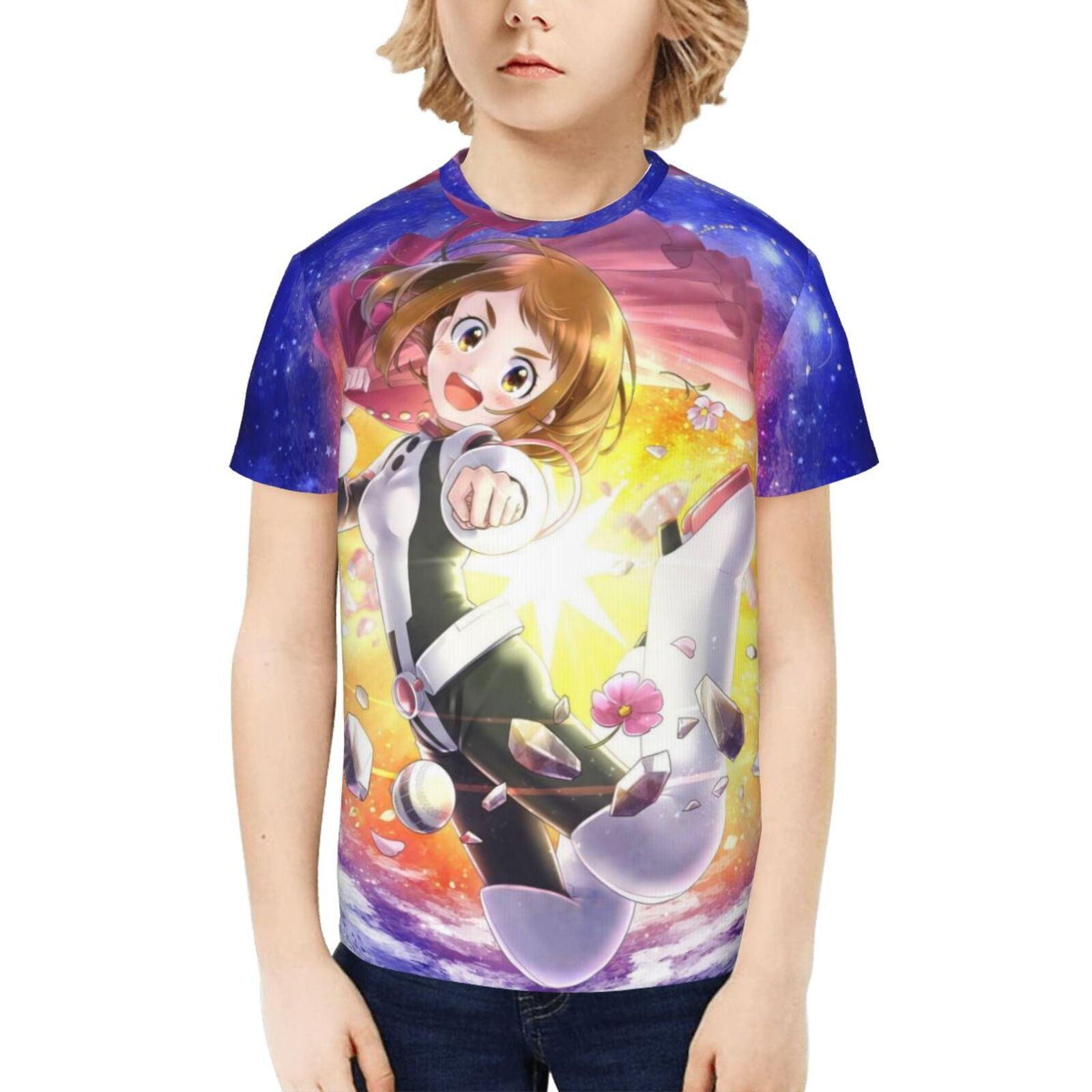 My Hero Academia Ochako Uraraka Kids T-Shirt 3d Printed Graphic T ...