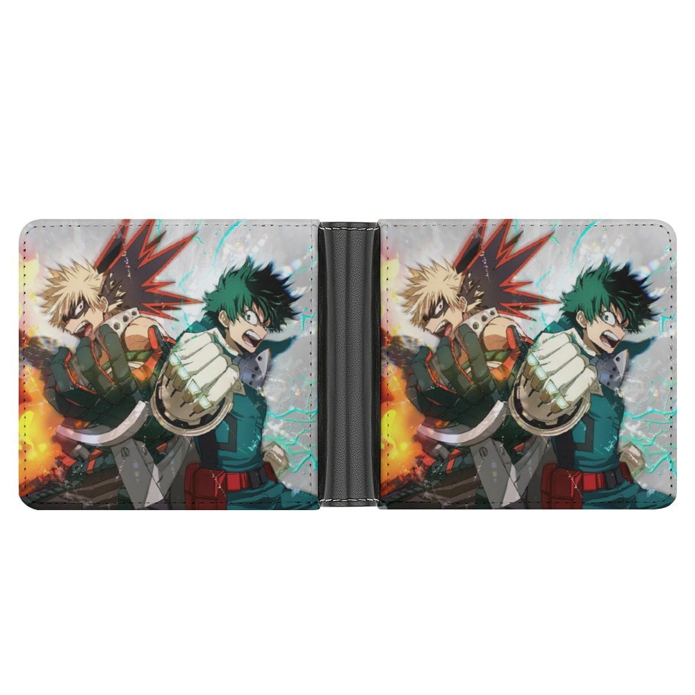My Hero Academia PU Leather Bifold Wallet Money Organizers Gift With ...