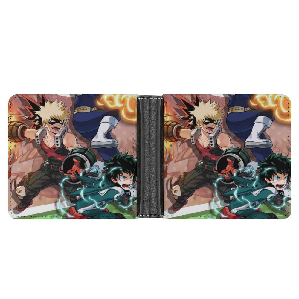 My Hero Academia PU Leather Bifold Wallet Money Organizers Gift With ...
