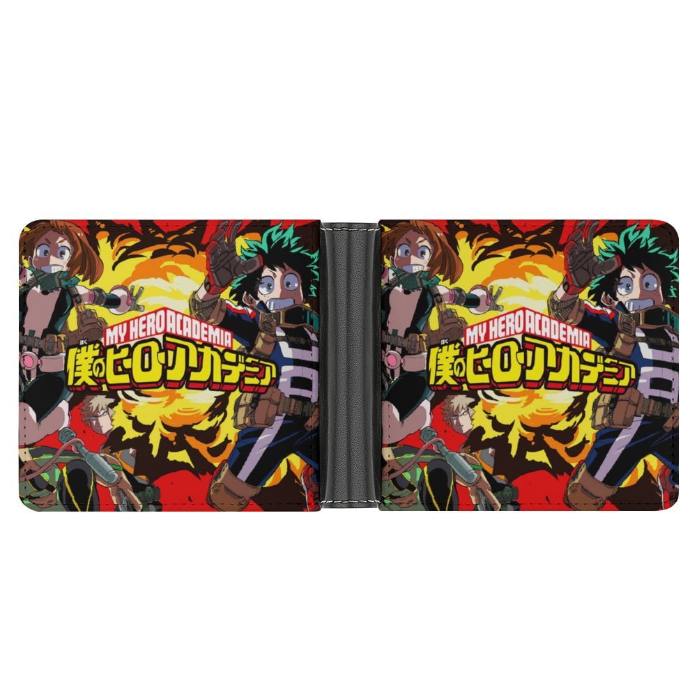My Hero Academia PU Leather Bifold Wallet Money Organizers Gift With ...