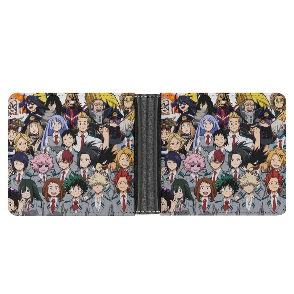 My Hero Academia PU Leather Bifold Wallet Money Organizers Gift With ...