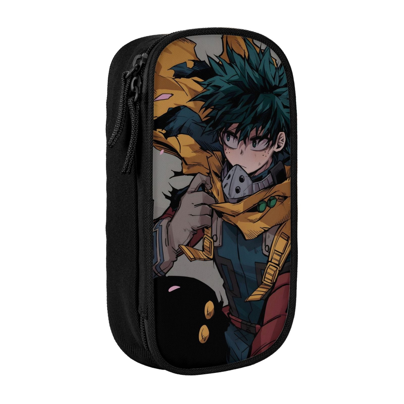 My Hero Academia Pen Case Casual Simple Black Storage Pouch Learning ...