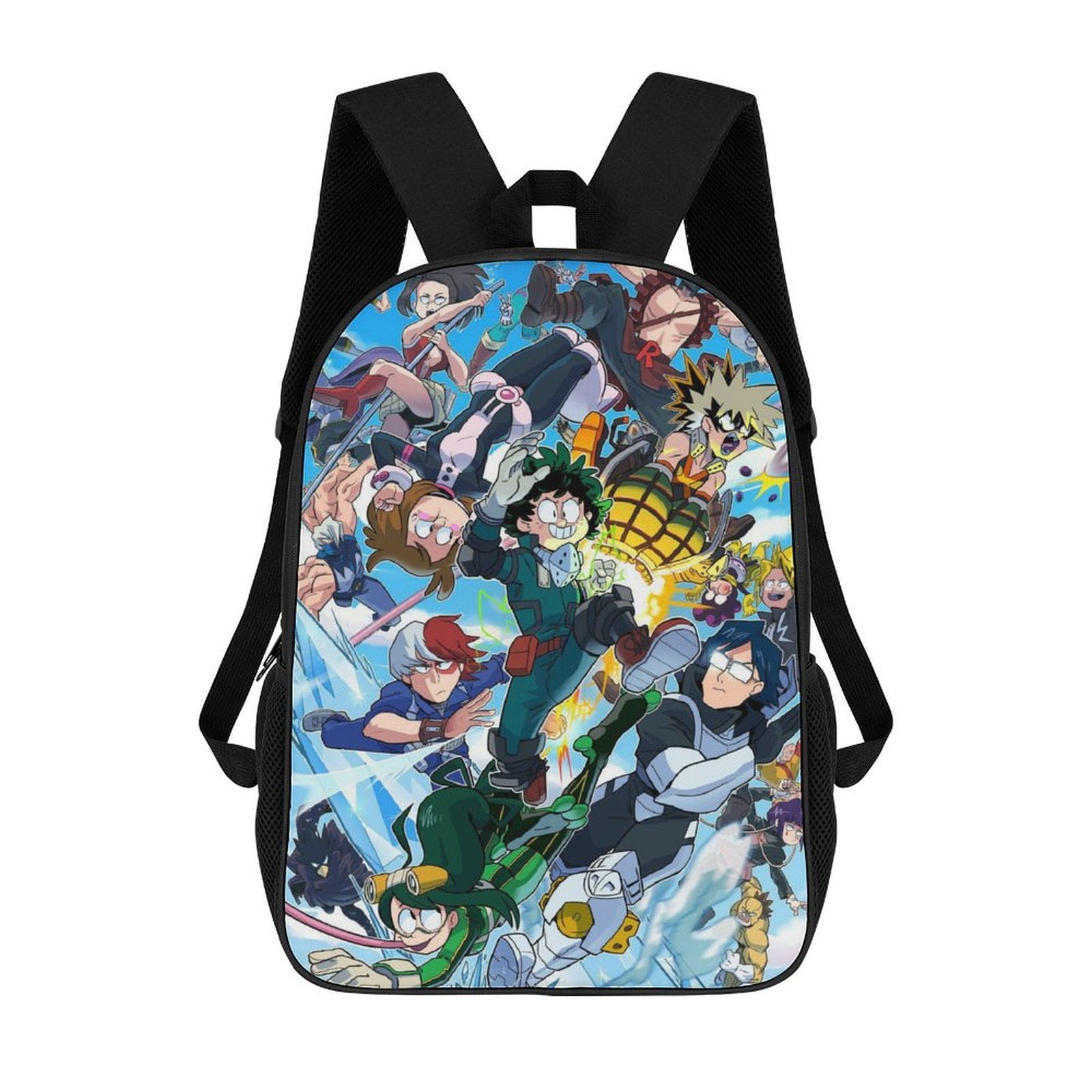 My Hero Academia Poster School Bag Laptop Backpack Casual Shoulders ...