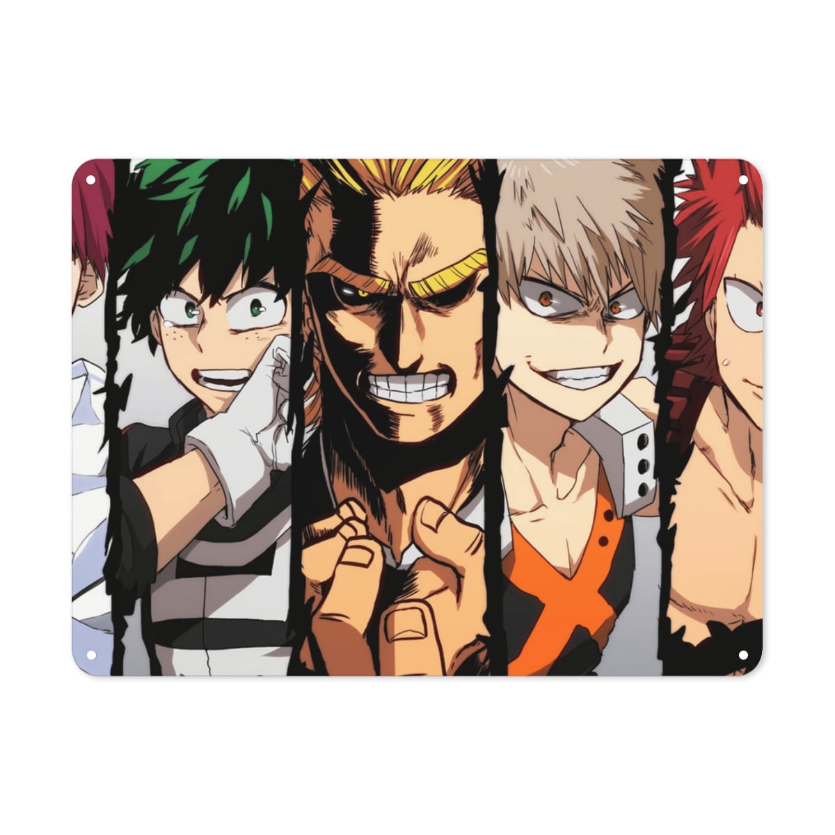 My Hero Academia Poster Tin Painting Halloween Retro Tin Sign Retro ...