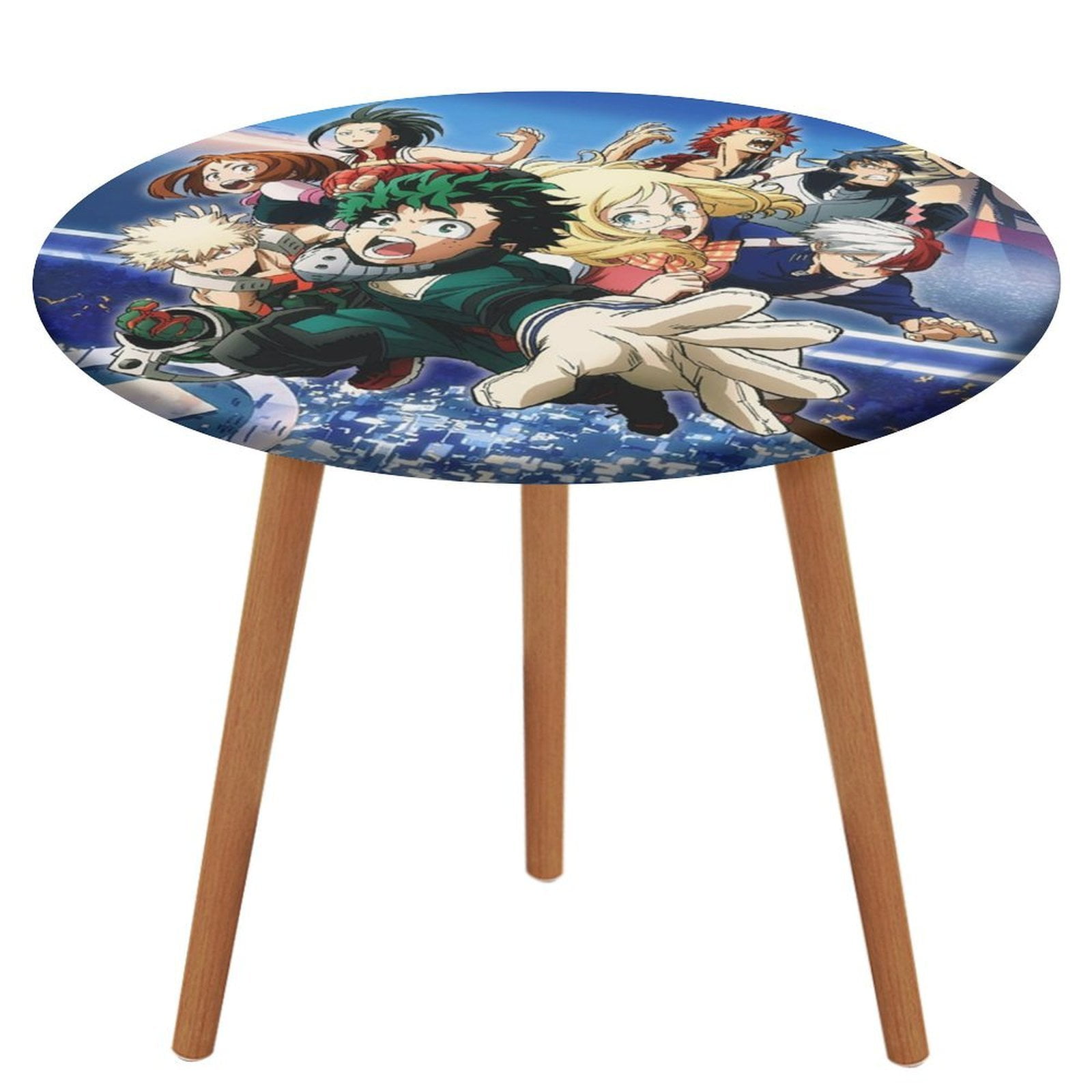 My Hero Academia Round Fitted Tablecloth with Elastic Edge,Water ...