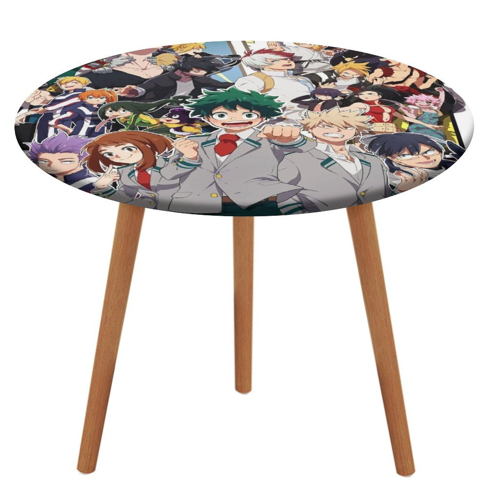 My Hero Academia Round Fitted Tablecloth with Elastic Edge,Water ...