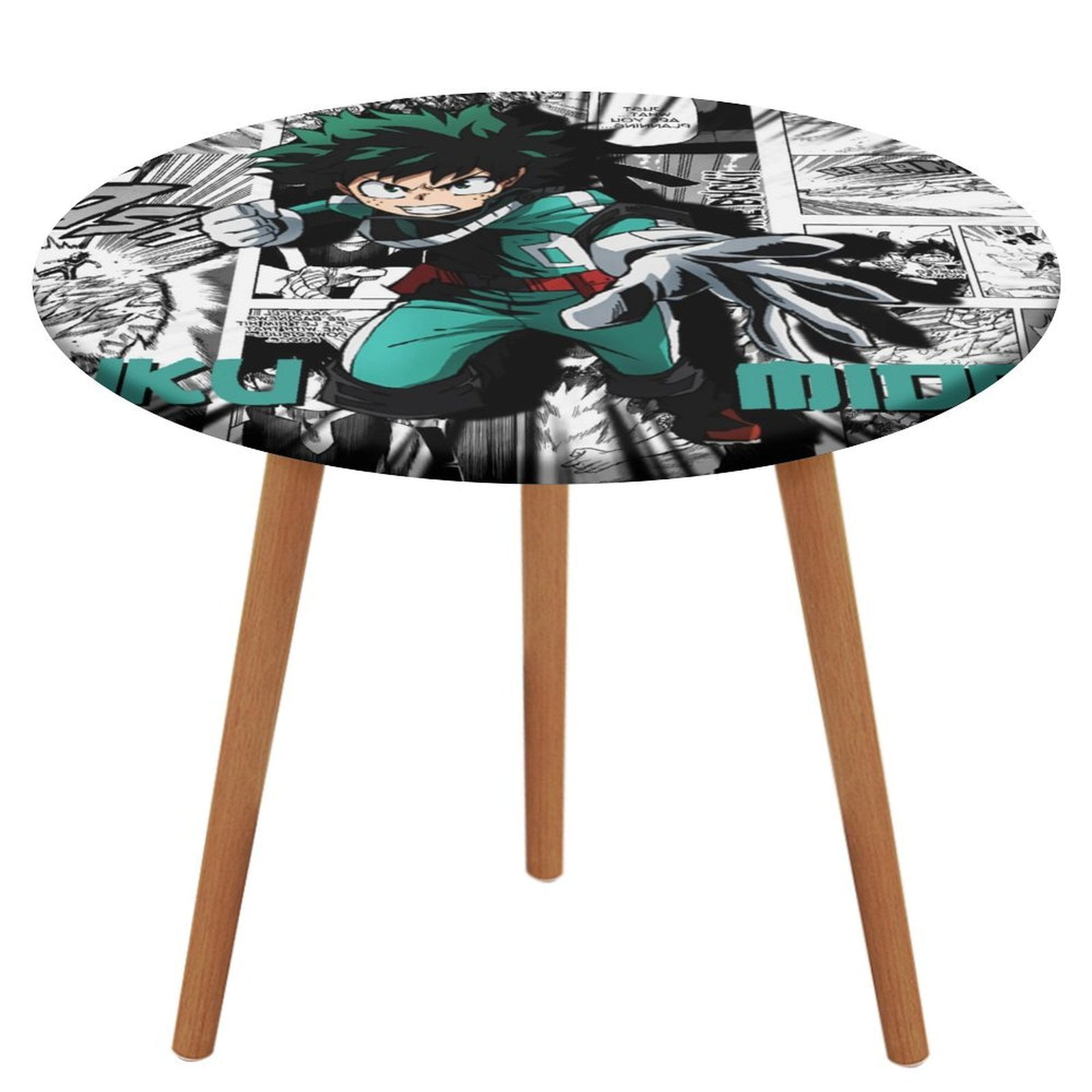 My Hero Academia Round Fitted Tablecloth with Elastic Edge,Water ...