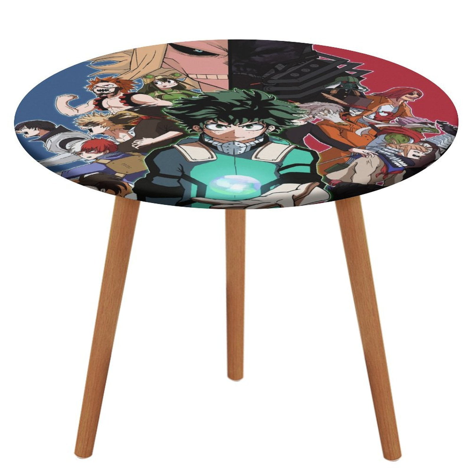 My Hero Academia Round Fitted Tablecloth with Elastic Edge,Water ...