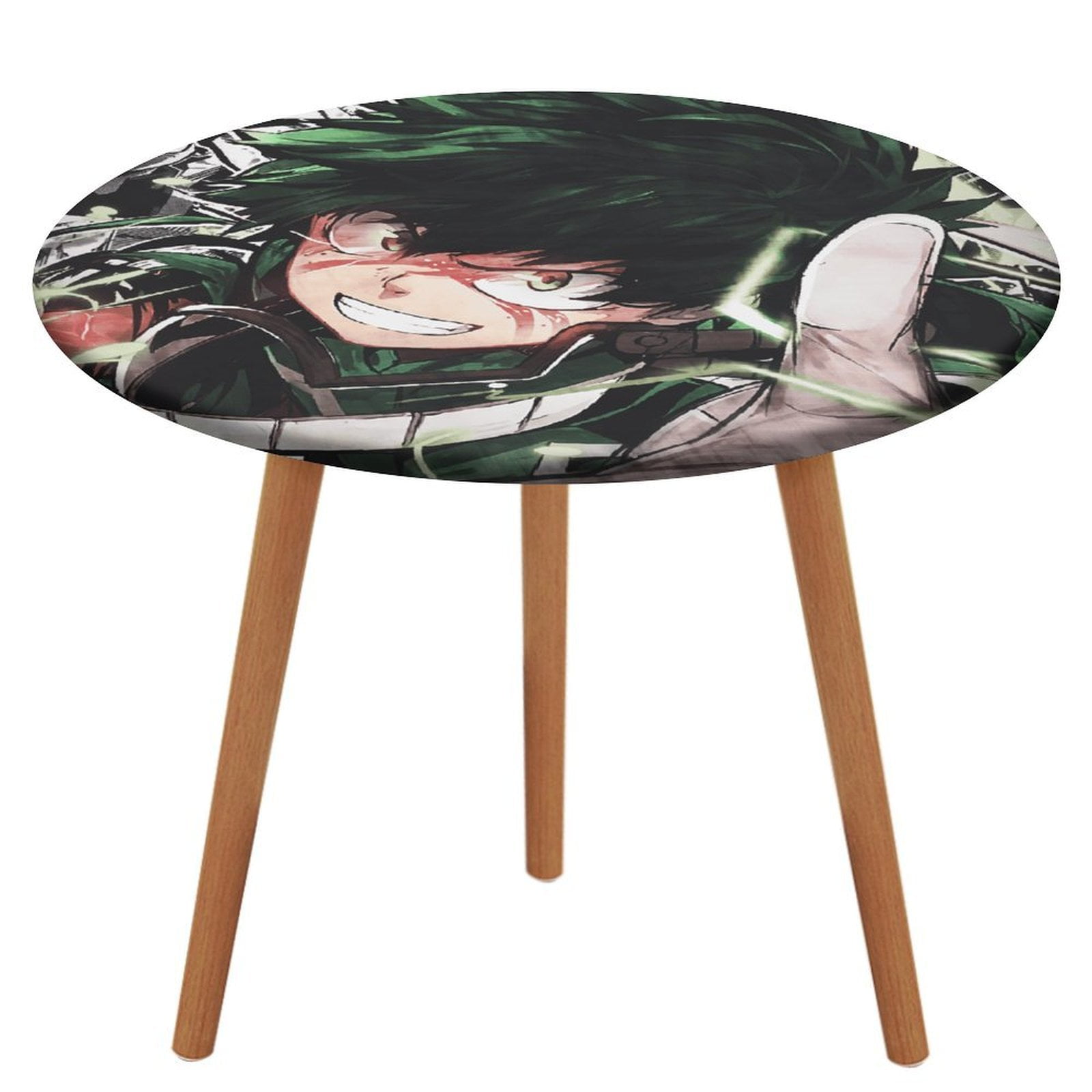 My Hero Academia Round Fitted Tablecloth with Elastic Edge,Water ...