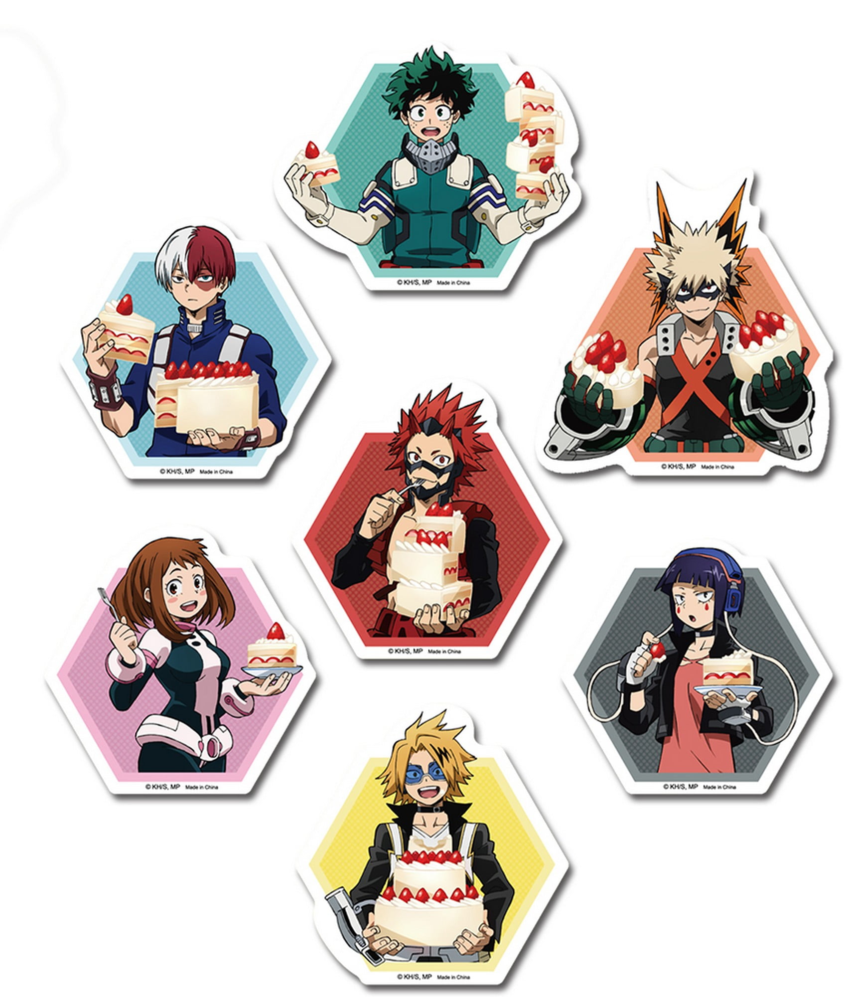 My Hero Academia S5 - Group #4 Die-Cut Sticker Set - Walmart.com