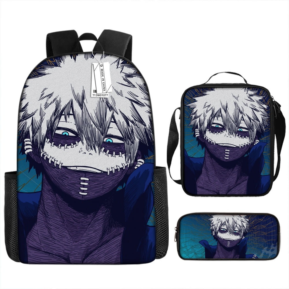 My Hero Academia Schoolbag Three-Piece Set My Hero Academia Lunch Bag ...