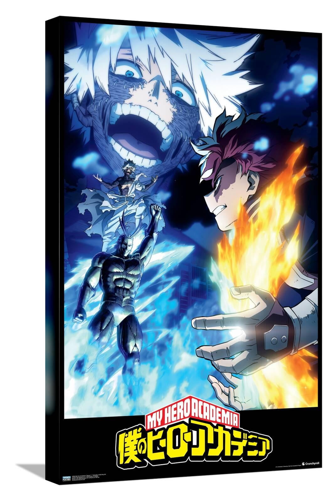 My Hero Academia: Season 7 - Todoroki vs Dabi Key Art Canvas Wall ...