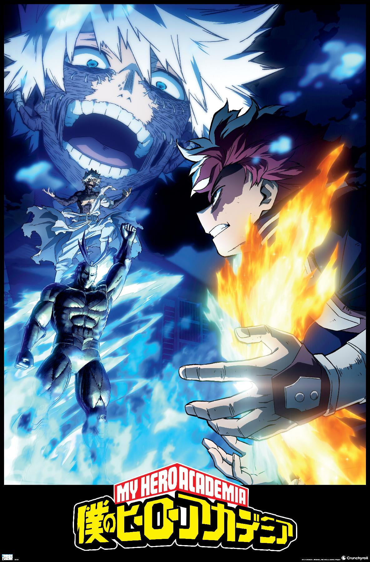 My Hero Academia: Season 7 - Todoroki vs Dabi Key Art Wall Poster, 14. ...