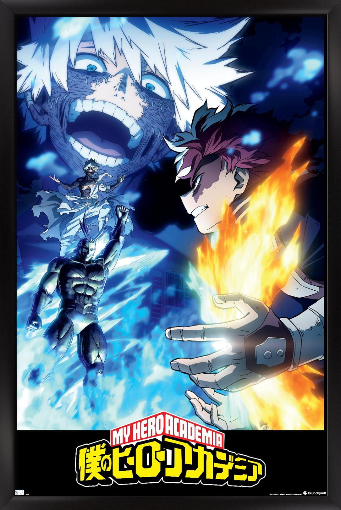 My Hero Academia: Season 7 - Todoroki vs Dabi Key Art Wall Poster, 22. ...
