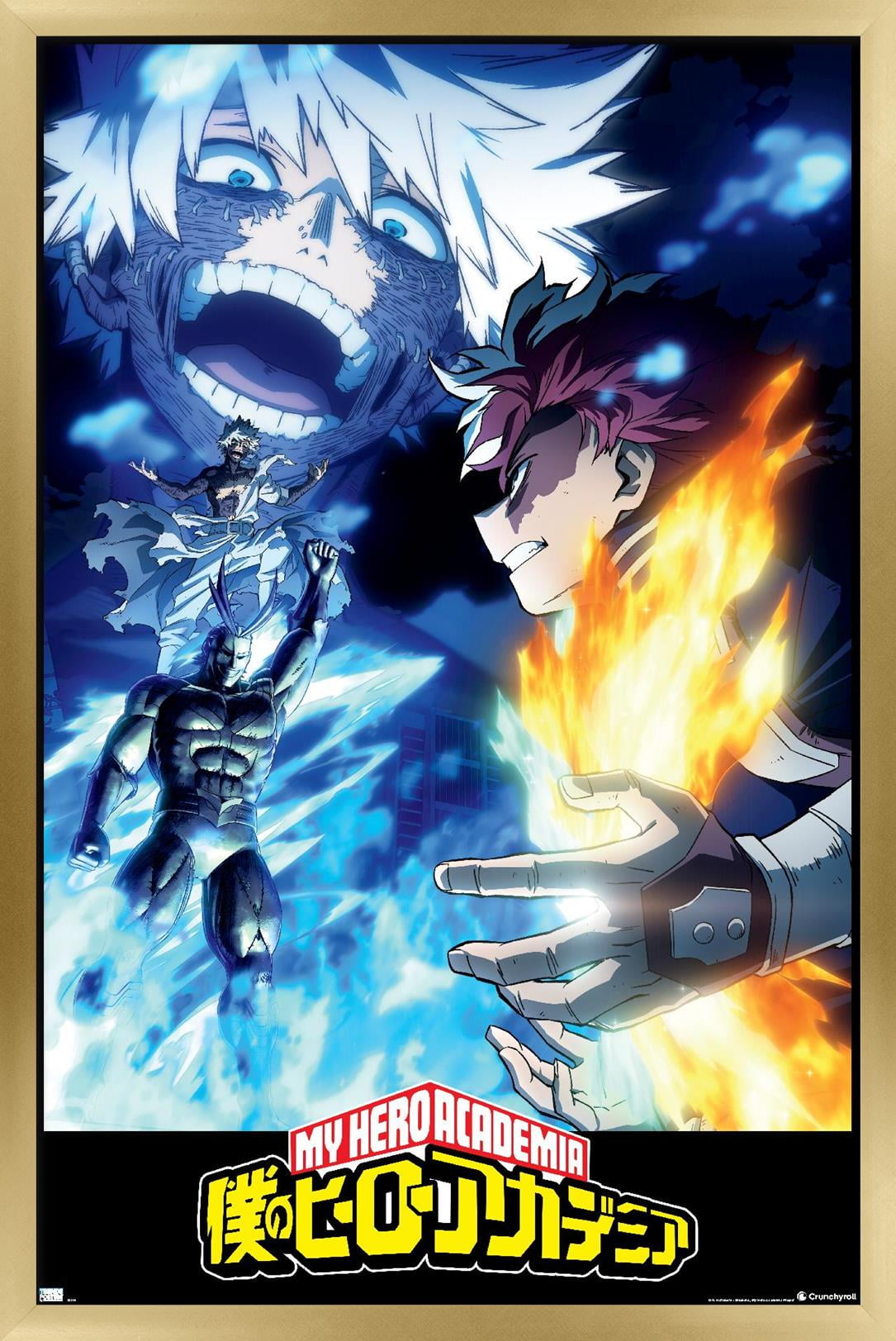 My Hero Academia: Season 7 - Todoroki vs Dabi Key Art Wall Poster, 22. ...