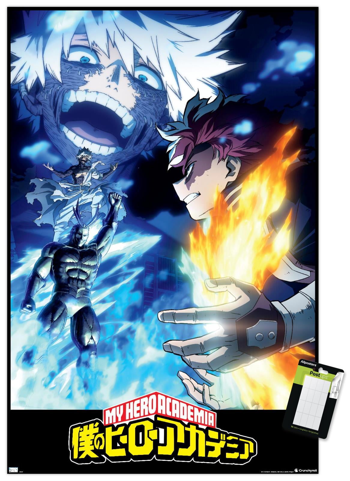My Hero Academia: Season 7 - Todoroki vs Dabi Key Art Wall Poster, 22. ...