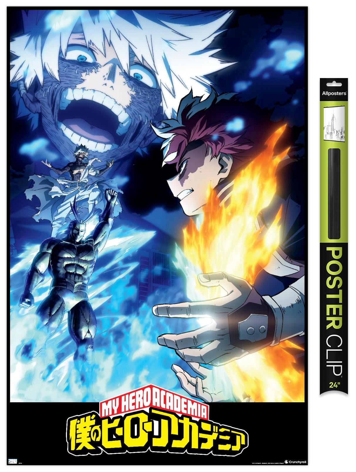 My Hero Academia: Season 7 - Todoroki vs Dabi Key Art Wall Poster, 22. ...