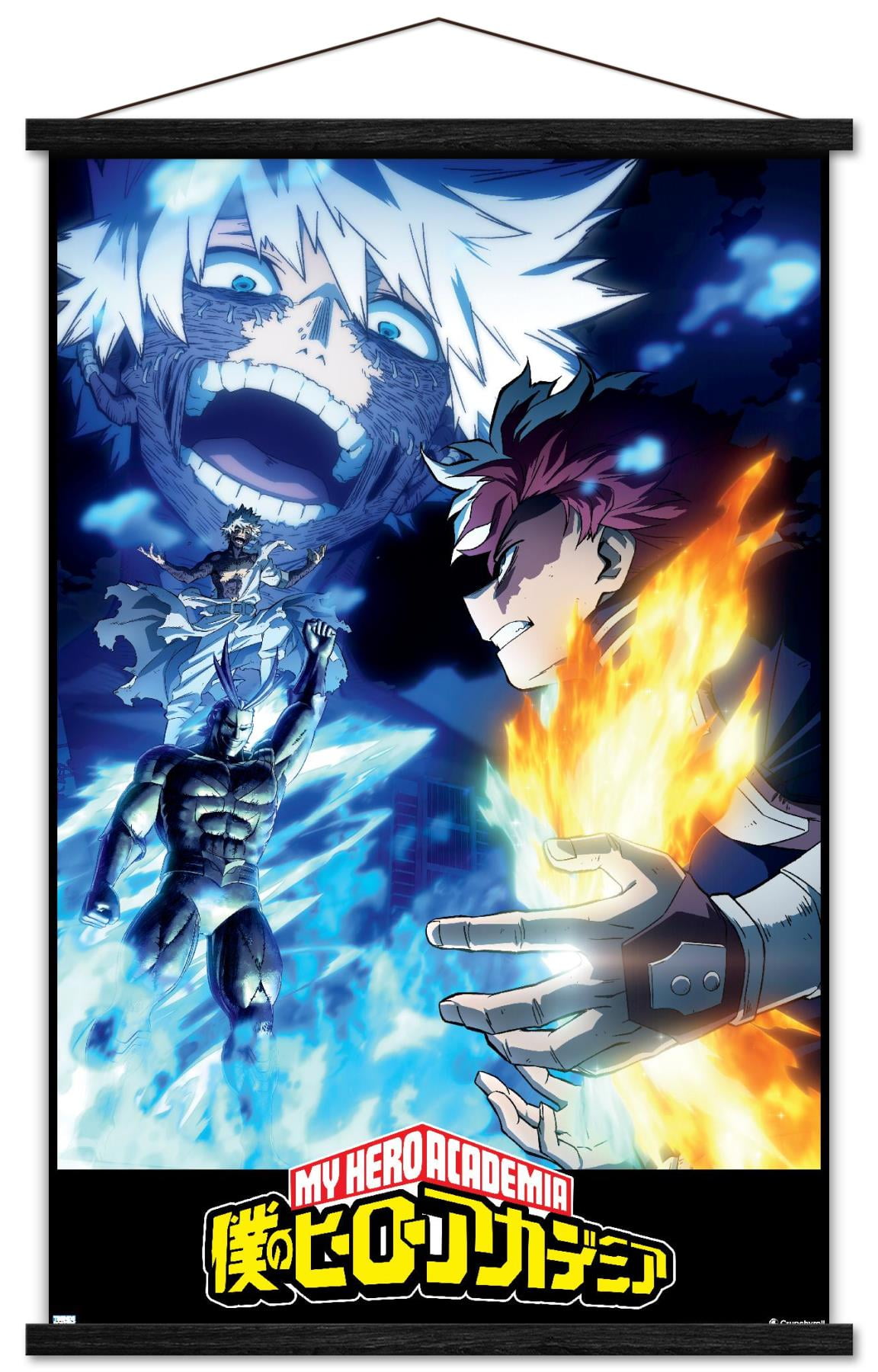 My Hero Academia: Season 7 - Todoroki vs Dabi Key Art Wall Poster with ...