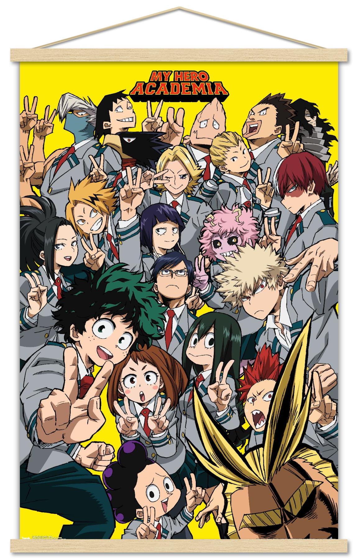 My Hero Academia - Selfie Wall Poster with Magnetic Frame, 22.375" x 34 ...