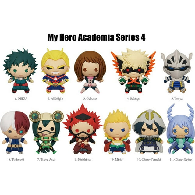 My Hero Academia Series 4 - 3D Foam Bag Clip in Blind Bag (MHA ...