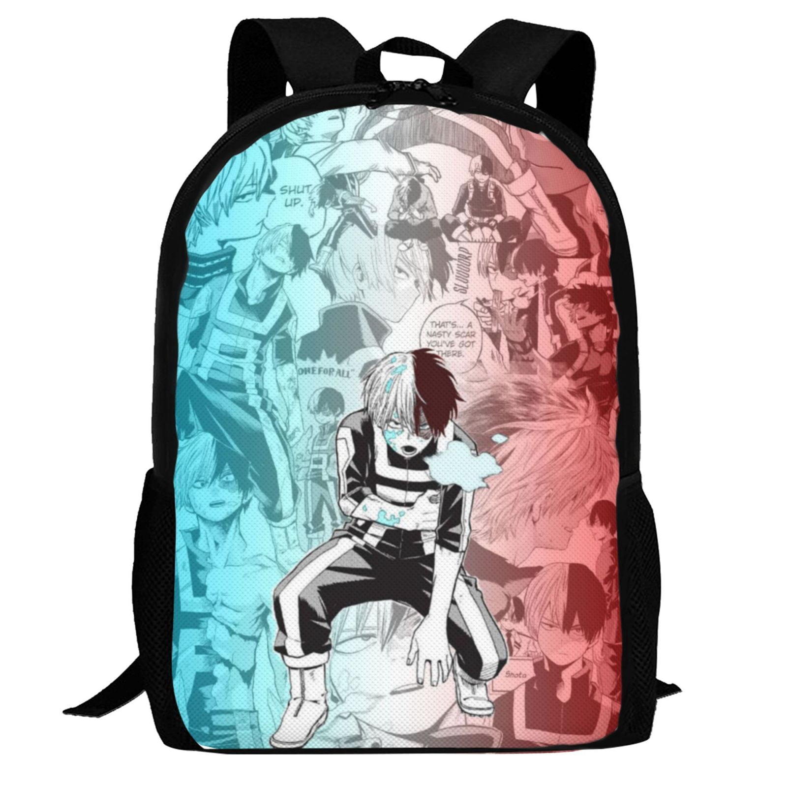 My Hero Academia Shoto Todoroki Backpack,Multi-Function Travel Backpack ...