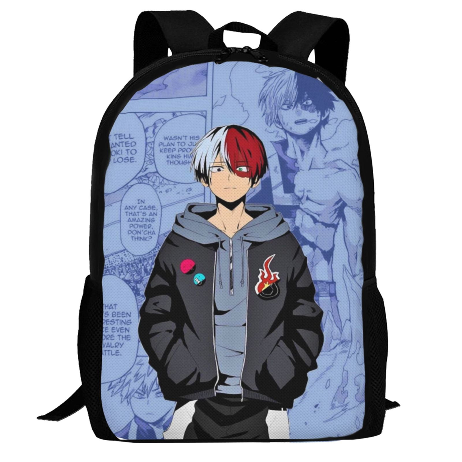 My Hero Academia Shoto Todoroki Backpack,Multi-Function Travel Backpack ...