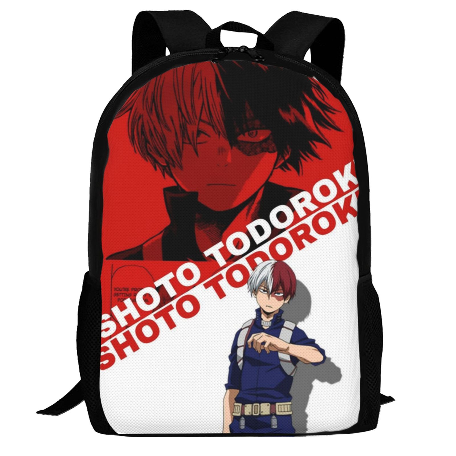My Hero Academia Shoto Todoroki Backpack,Multi-Function Travel Backpack ...