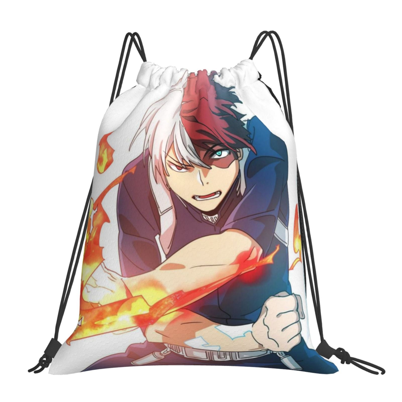 My Hero Academia Shoto Todoroki Drawstring Backpack Sport Gym Bag For ...