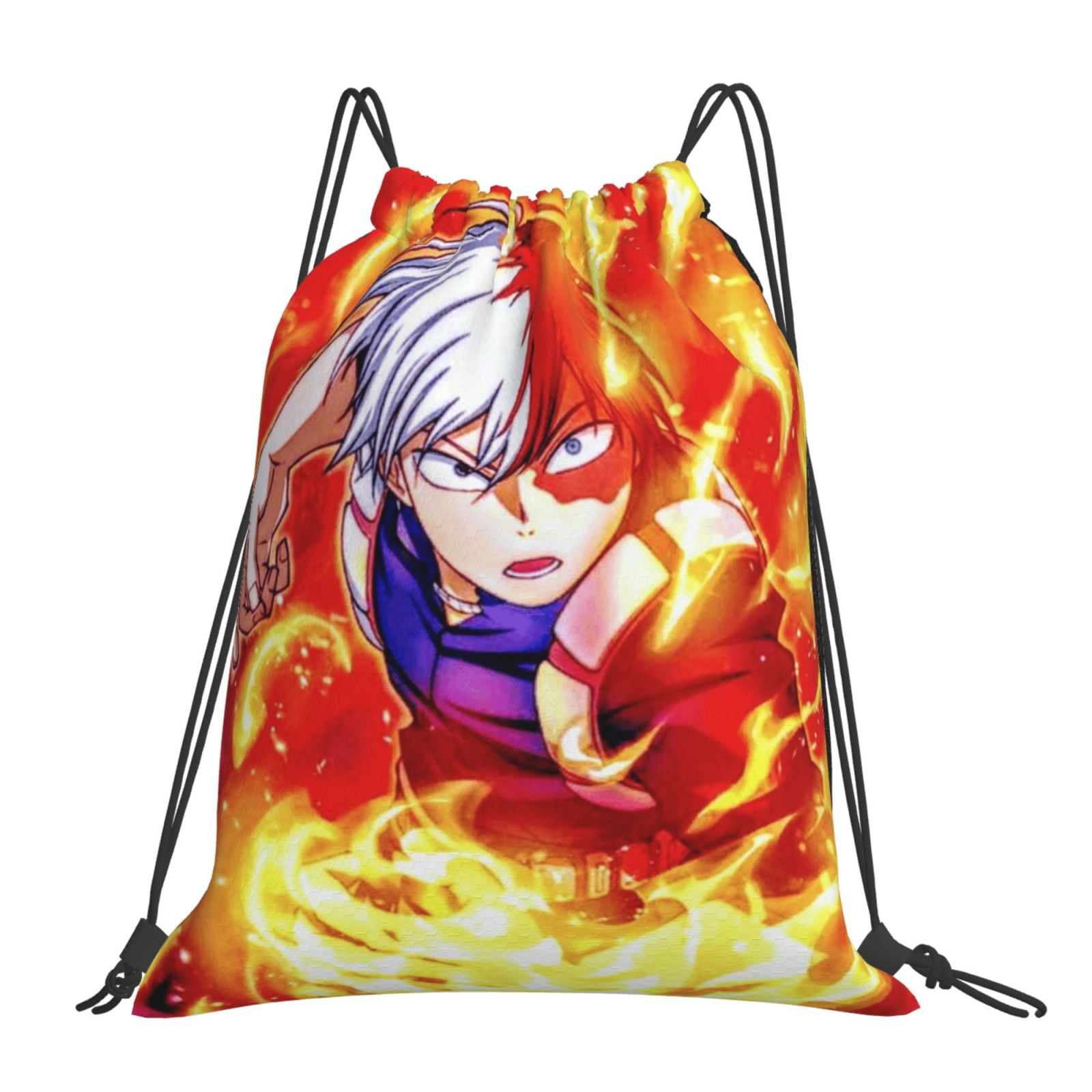 My Hero Academia Shoto Todoroki Drawstring Backpack Sport Gym Bag For ...