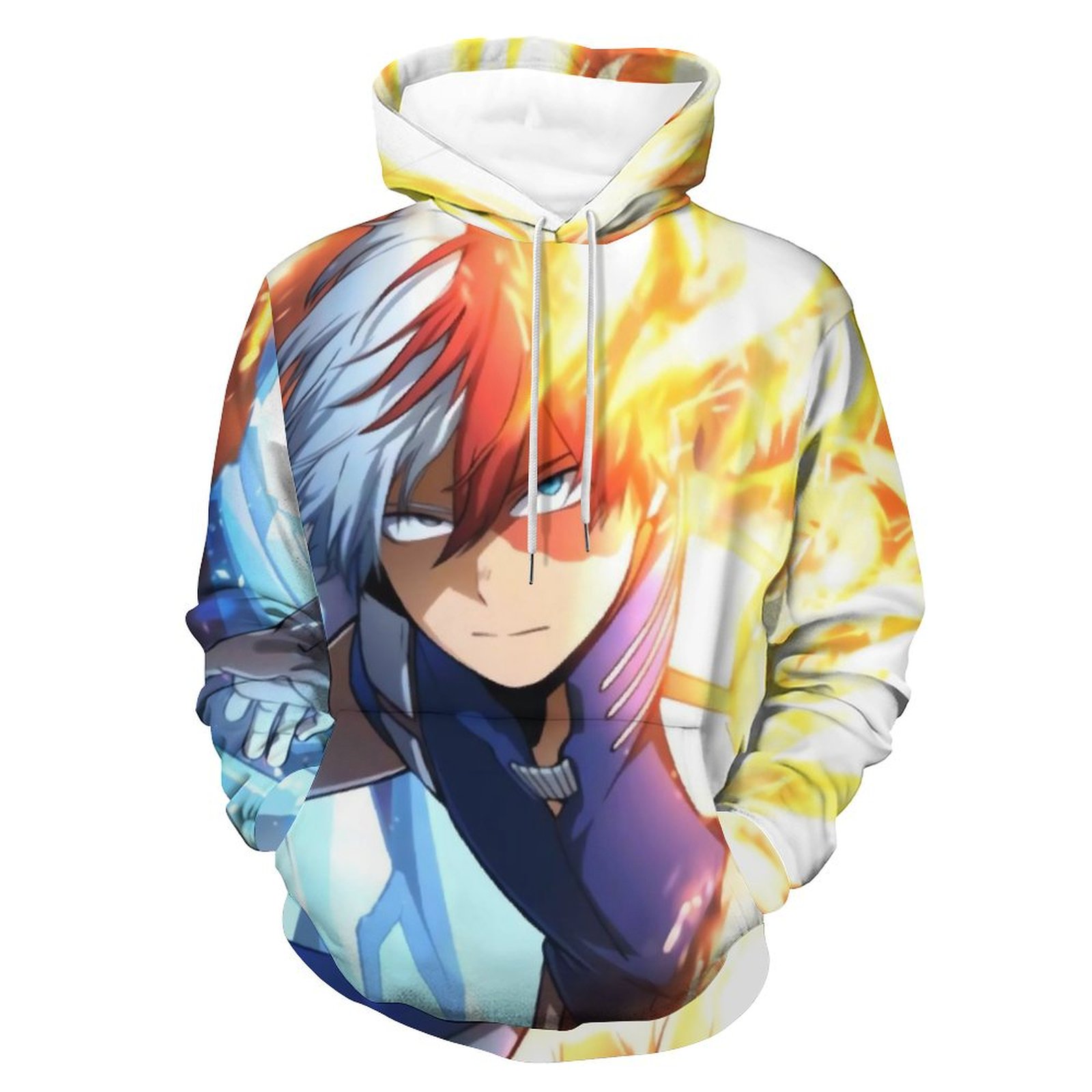My Hero Academia Shoto Todoroki Hoodie Unisex 3d Novelty Hoodies ...