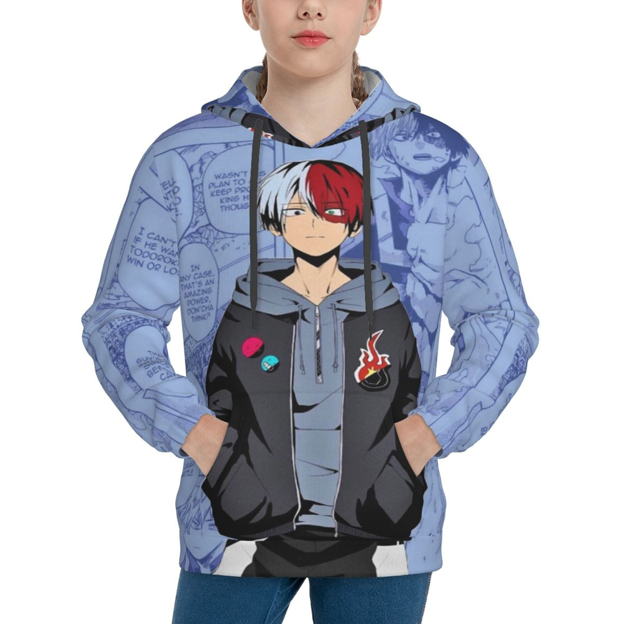 My Hero Academia Shoto Todoroki Kids' Hoodie 3d Print Sweatshirt Soft ...