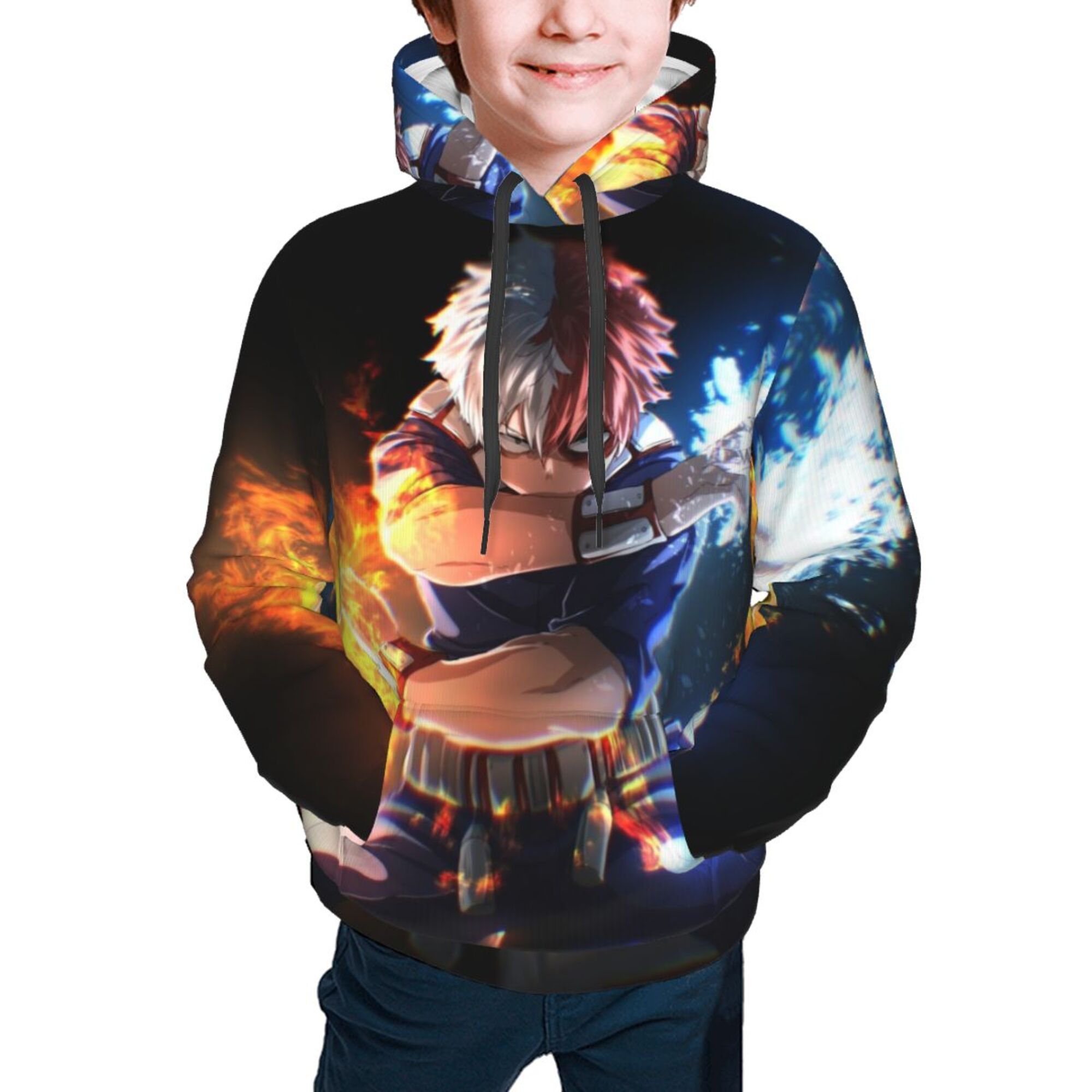 My Hero Academia Shoto Todoroki Kids' Hoodie 3d Print Sweatshirt Soft ...
